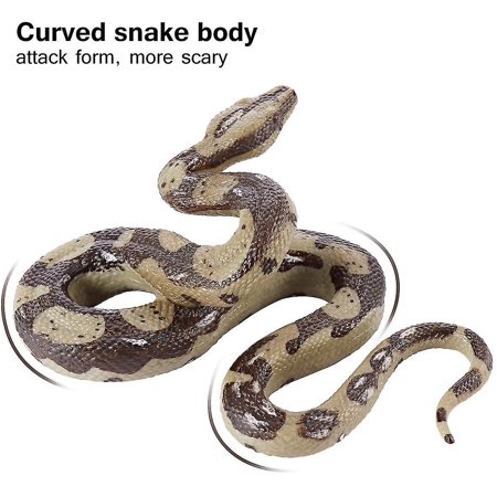 Halloween Prank Props Fake Snake Python Snake Toy Rubber Snake Figure ...