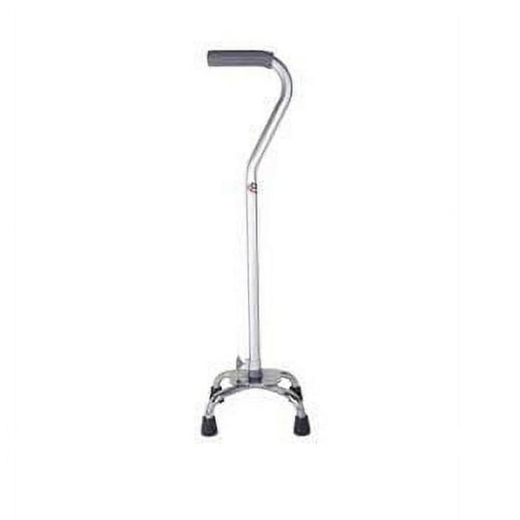 Medline Quad Walking Cane with Small Base, 29-In to 38-In Adjustable ...
