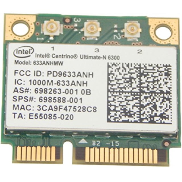 Intel 633ANHMW 802-11abgn WLAN WiFi Card 698588-001 - Walmart.com