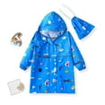 Jacenvly New Rain Ponchos for Kids Toddler Kids Baby Girls Cute Print Rainwear Children Raincoat ...