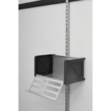 Rubbermaid Fasttrack Rail Access Bin, Steel, Black - Walmart.com