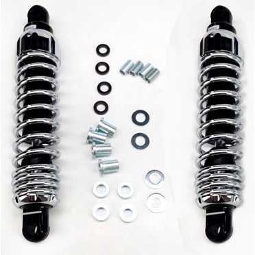 Progressive 444 Series Motorcycle Heavy Duty Black 13.5" Rear Shocks ...