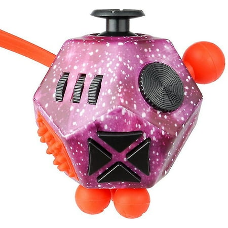 12 Sides Fidget Cube, Dodecagon Fidget Toy Dice Stress Anxiety Relief ...