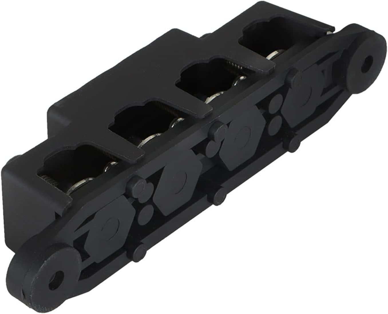 SHZAITOR 5/16" Black 4 Post Busbar Bus Bar Power Distribution Block 12V ...