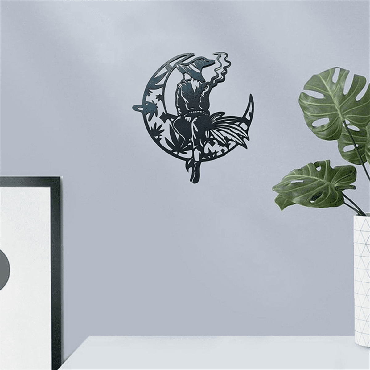 Click here for Unbranded Happy Halloween Witch Metallic Wall Deco... prices