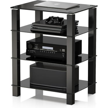 Free Shipping! FITUEYES AV shelf Media Component TV Stand Audio Cabinet ...