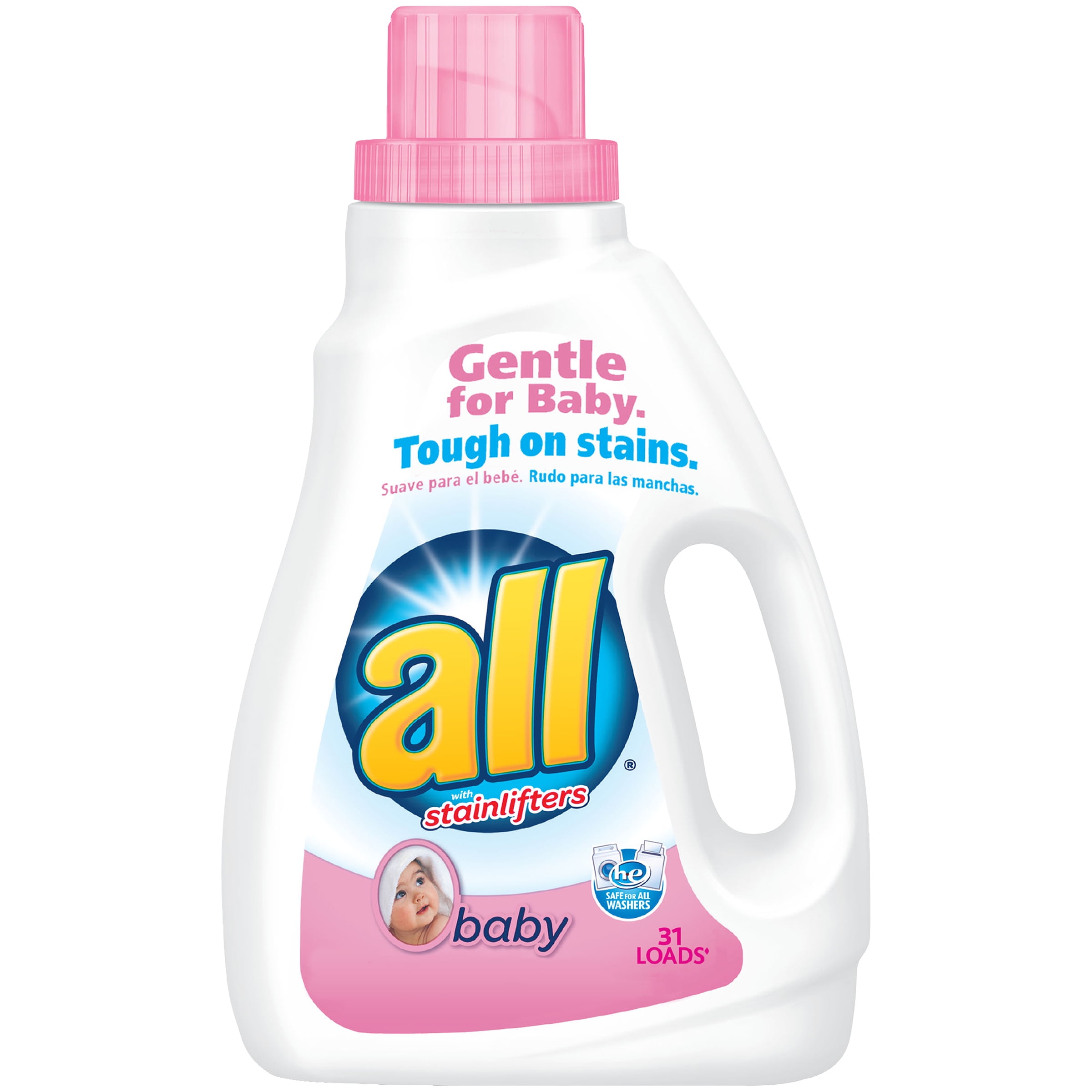 all Baby Liquid Laundry Detergent, 46.5 Fluid Ounces, 31 Loads ...