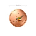 Luckky Bird Bath Copper Disk,Triple-Point Support Bird Bath Cleaner,All ...