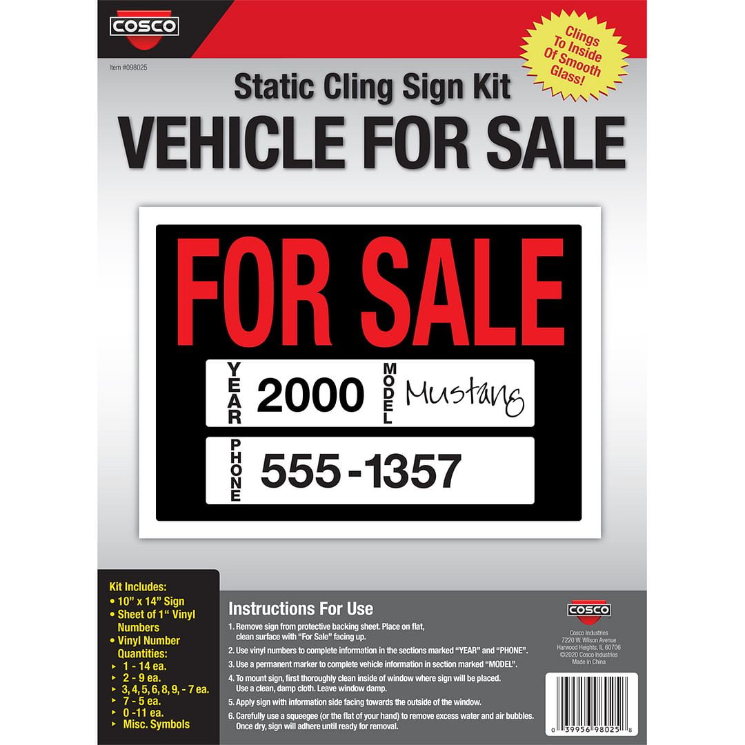 Car Sold Sign