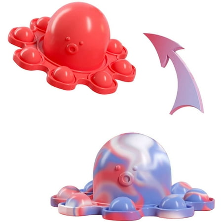Flip Reversible Octopus Fidget s, Octopus Stress Relief Simple Fidgets ...