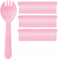 ACDANC 100Pcs Mini Pink Plastic Spork,4.2 Inch Individually Wrapped ...