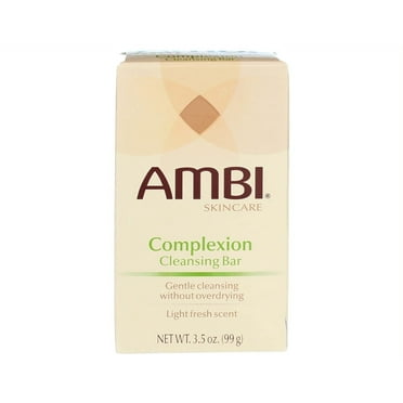 AMBI Beauty Facial Soap: Cocoa Butter Complexion Cleansing Bar for Face ...