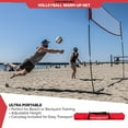 PowerNet Outdoor Volleyball Practice Net, Freestanding, Adjustable ...