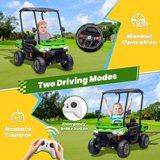 Joyracer 24V Ride on Toys, 4WD Powered Ride on UTV with Remote Control ...