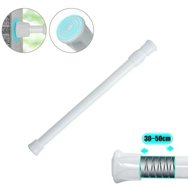 Aunavey No Drill Tension Rods Spring Tension Rods 11.8 to 19.7 Inch ...