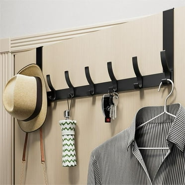 Over The Door Hooks Door Hanger,Over The Door Towel Rack with 5 Coat ...