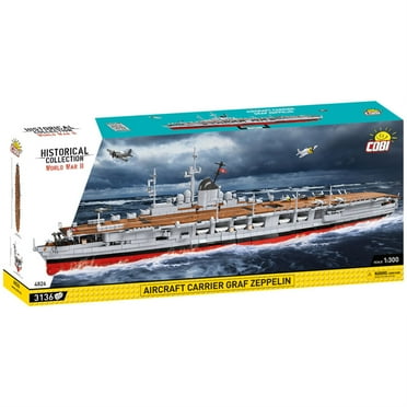 COBI 1:300 USS Enterprise (CV-6) Navy Ship Kit with 6 Micro-Block ...