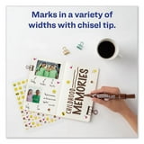 Marks A Lot Large Desk-Style Permanent Marker, Broad Chisel Tip, Brown ...