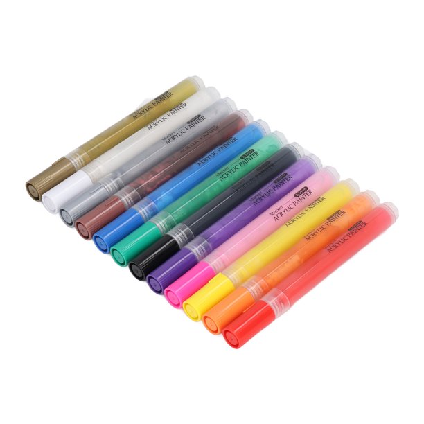 Acrylic Paint Marker Pens, Acrylic Paint Markers Rich Color For Stone ...