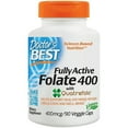 Doctor's Best Fully Active Folate with Quatrefolic, Non-GMO, Vegan ...