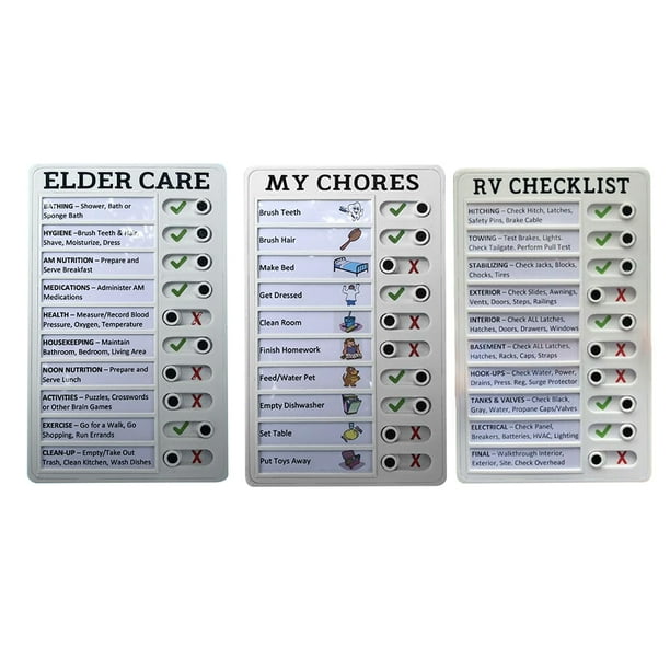 Plastic Board Office Memo Note Portable Reusable Message Planning Pad ...