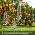 ACDANC 4 Pieces 20 Inches Silver Spiral Bird Reflectors Deterrents for ...