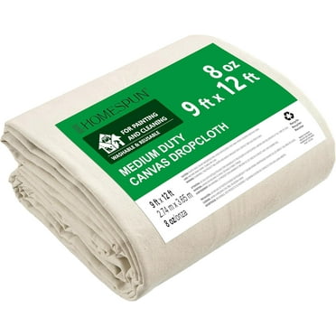 Trimaco Supertuff 9 Ft. W X 12 Ft. L Canvas Drop Cloth 1 Pk - Walmart.com