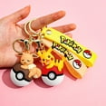 New Cartoon Elf Ball Keychain Cute Pika Yellow Lightning Mouse Plush ...