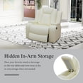 Multifunction Power Air Leather Recliner Sofa + 2 Chairs Set with LED ...