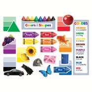Schoolgirl Style Just Teach Shape Cards Mini Bulletin Board Set, 25 ...