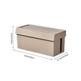 Cable Management Box, Power Strip Storage Box to Hide Cords, Cord ...