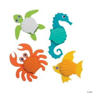 Tropical Fish Wood Magnet Craft Kit (Pack of 12) - Walmart.com