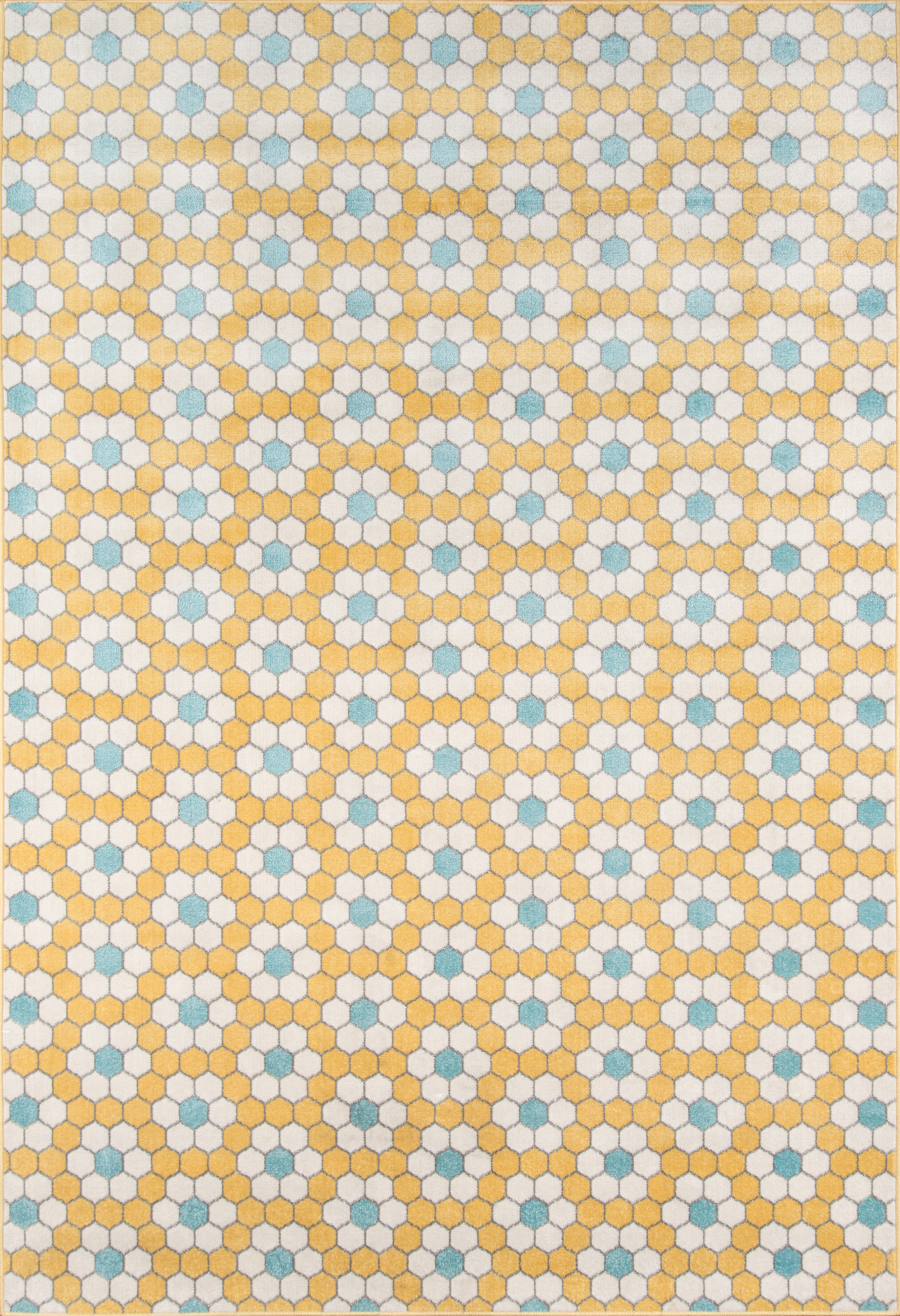 Novogratz Hex Tile Yellow Rug, YELLOW - Walmart.com