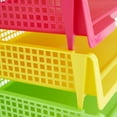 Walmart 6-Pack Colorful Stackable Desk Trays for Paper Sorting, Letter ...