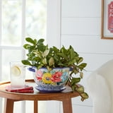 The Pioneer Woman Delaney 8" Ceramic Colander Planter, Blue - Walmart.com