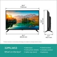 Philips 32" Class HD (720p) LED TV (32PFL3453/F7) (New) - Walmart.com