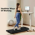 Under Desk Treadmill 2.5HP Slim Walking Treadmill 265LBS - Electric ...