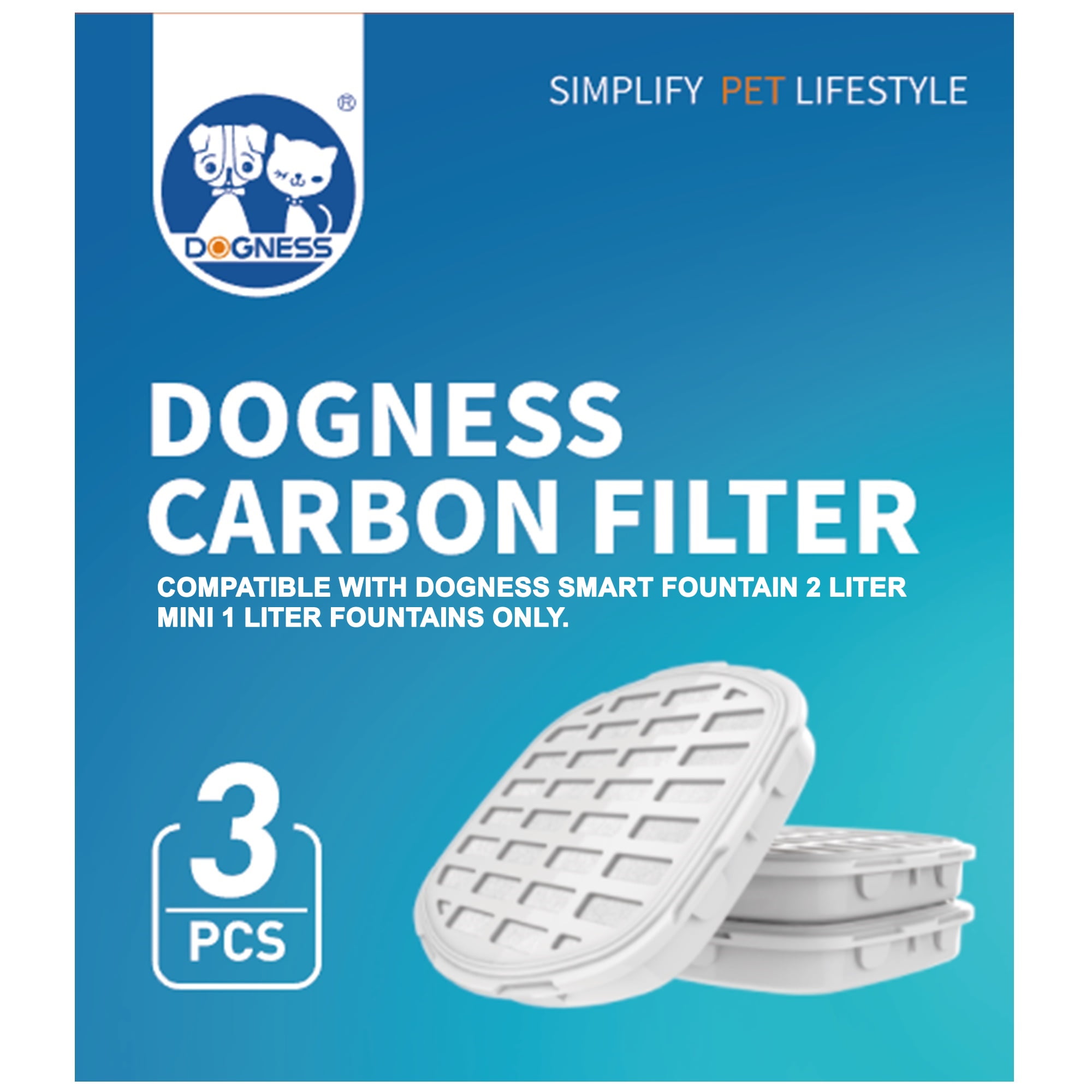Dogness Pet Fountain Cat Water Dispenser Healthy and Hygienic Drinking ...