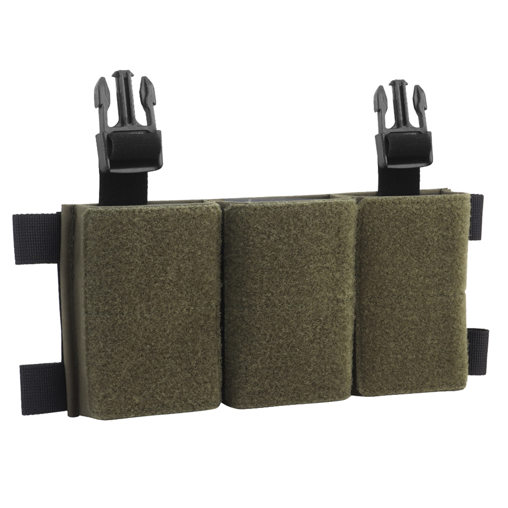 Porta revistas triple elástico, bolsas tácticas Molle Mag de 5,56 mm ...