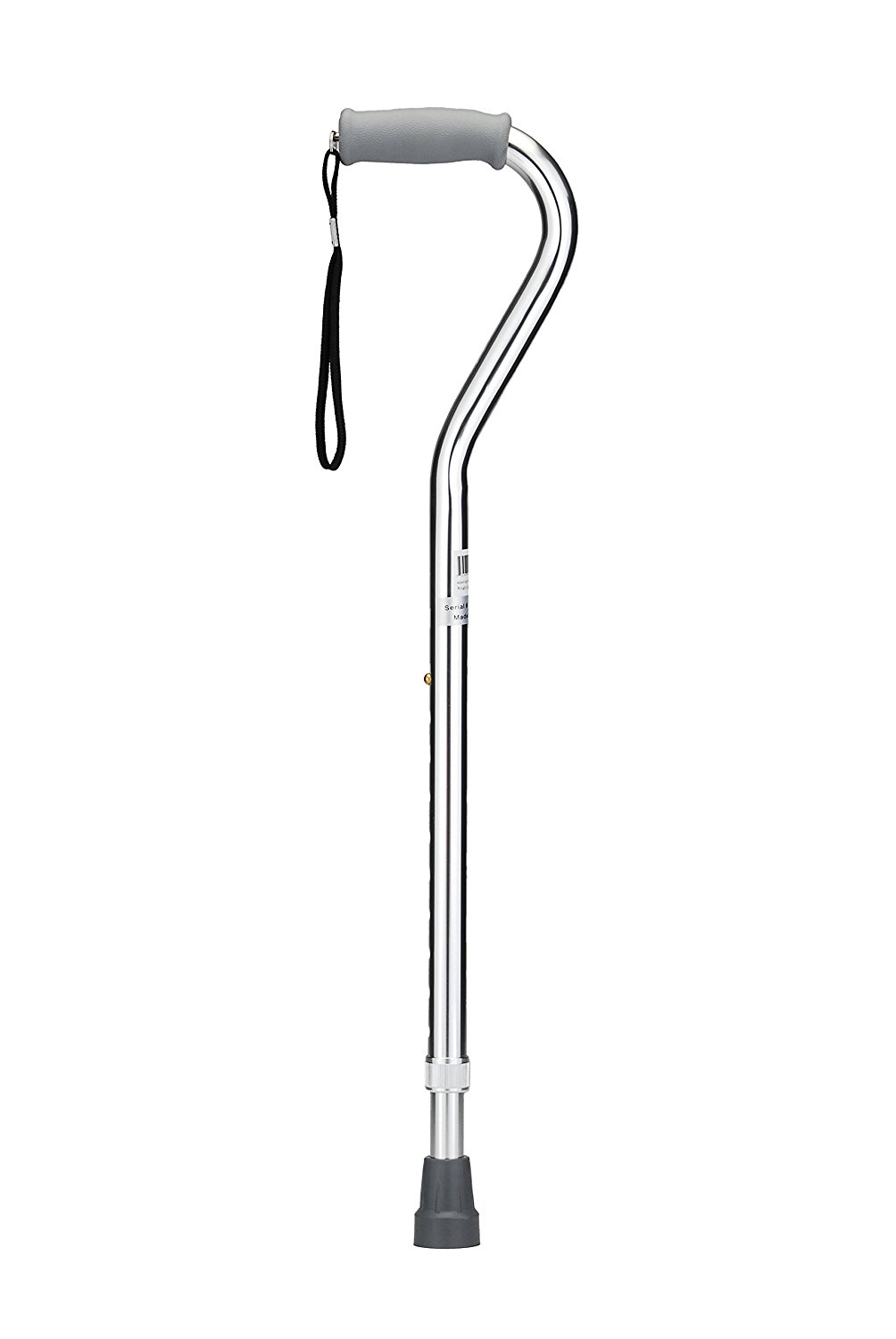 NOVA Heavy Duty Offset Cane, Silver - Walmart.com - Walmart.com