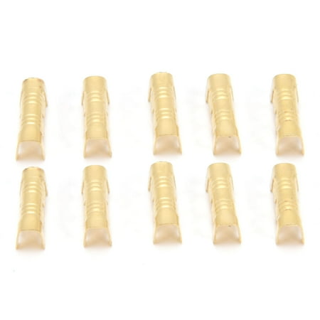 Ccdes 100Pcs U‑Shaped Wiring Terminal Brass Gold Docking Connector ...