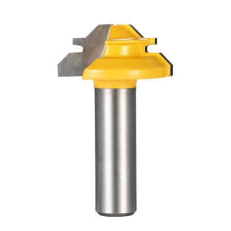 45° 1/2" Shank 1-3/8" Small Lock Miter Router Bit 1/2" Stock Max 3/8 ...