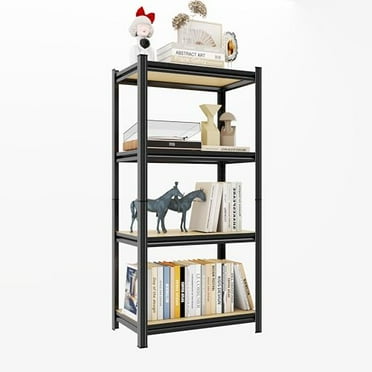 3 Tier Black Storage Racks and Shelving - 23" L x 13" W x 30" H Heavy ...
