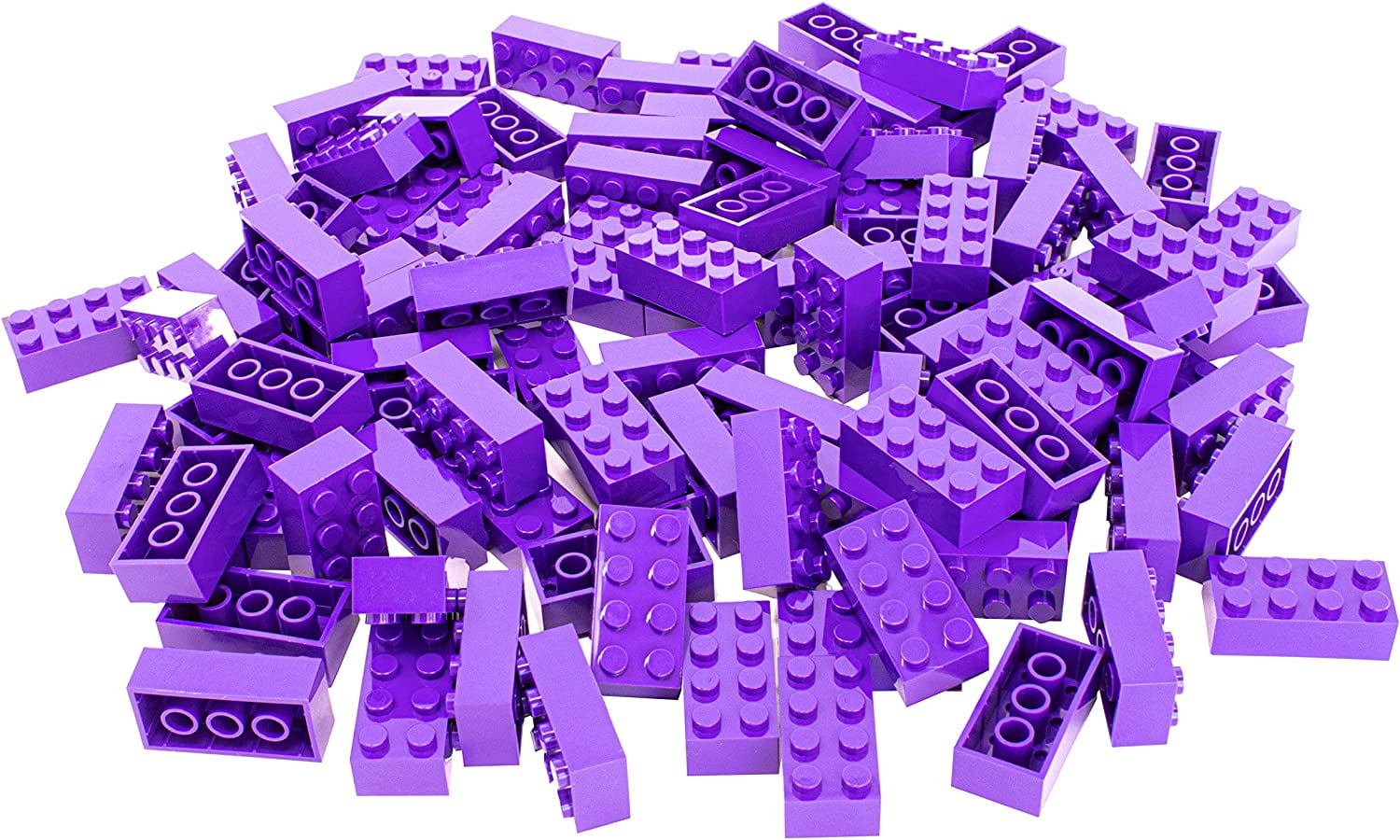 Minizfigs Classic 2x4 Building Brick Play Set - 100 pcs - Compatible ...