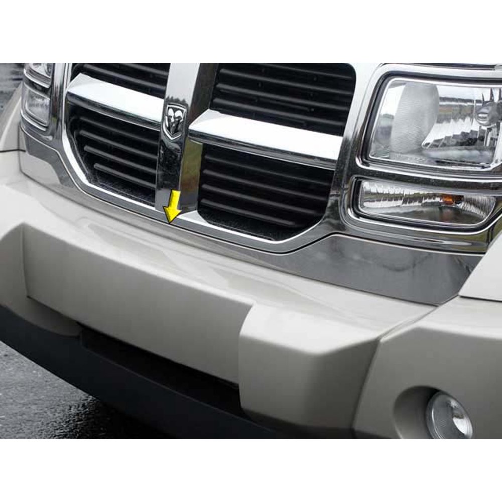 Stainless Steel Grille Accent 1Pc Fits 2007-2011 Dodge Nitro SG47940 ...