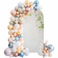 Spring Leaf Arch Backdrop Cover, 6FT, Watercolor Country Gradient Green ...