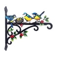 Bird Wall Hanging Planter Bracket, Metal Flower Pot Hanging Basket ...