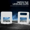 100-Pack 2.5mm Plastic Disposable Tile Leveling Clips Spacers for Floor ...