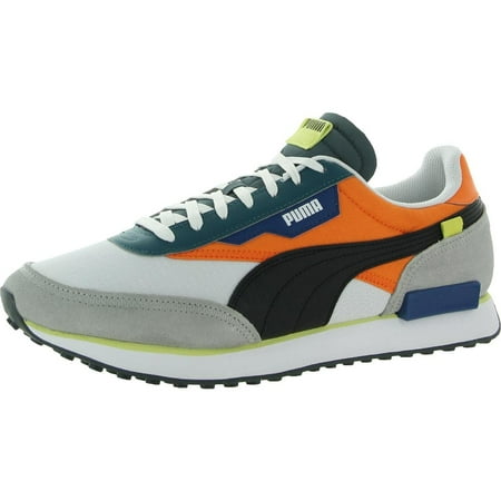 PUMA Future Rider Play On Puma White/Vibrant Orange/Harbor Mist 11.5 D ...