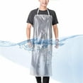 Deals! Unisex 47x27.5 Inch Heavy Duty Clear PVC Apron To Keep Dry And ...